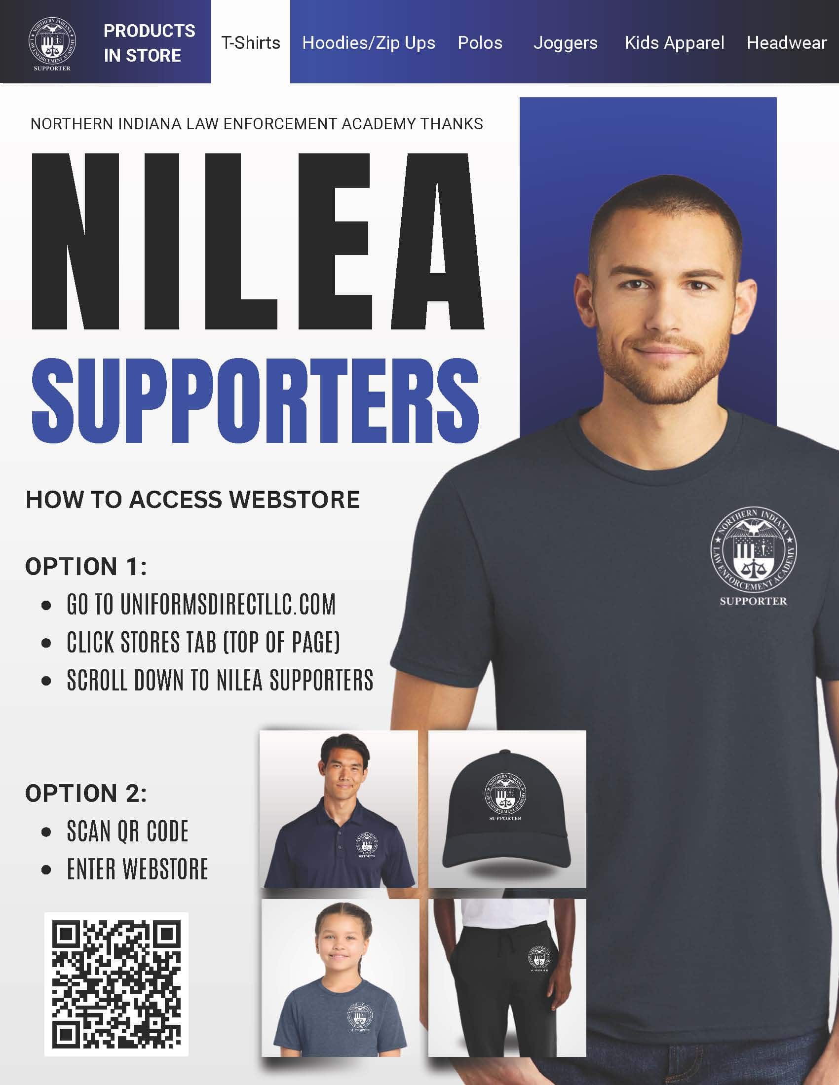 NILEA SUPPORTER GEAR | Northern Indiana Law Enforcement Academy (NILEA)